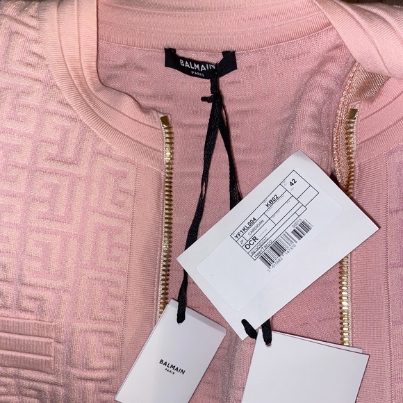 Balmain | Sweaters | Balmain Monogram Jacquard Cardigan | Poshmark